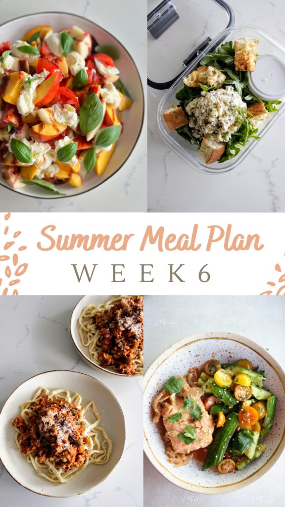July 4 Meal Plan - Week 6 (with budget breakdown!) - Everyday Delish