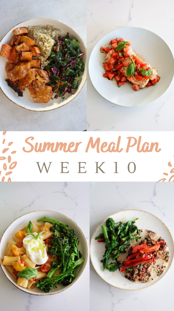 Summer Meal Plan - Week 10 - Everyday Delish
