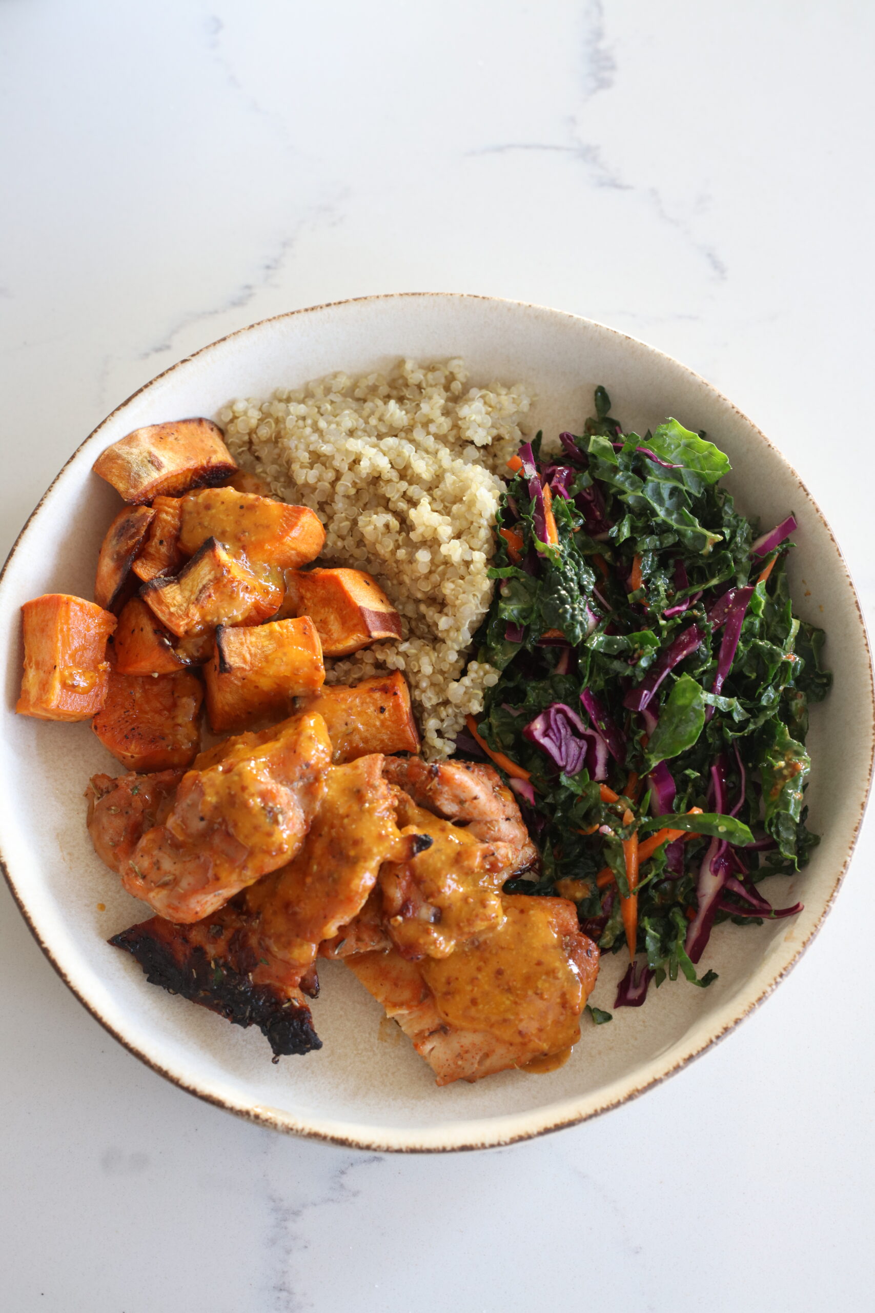 Sweetgreen Inspired Hot Honey Chicken Plate - Everyday Delish