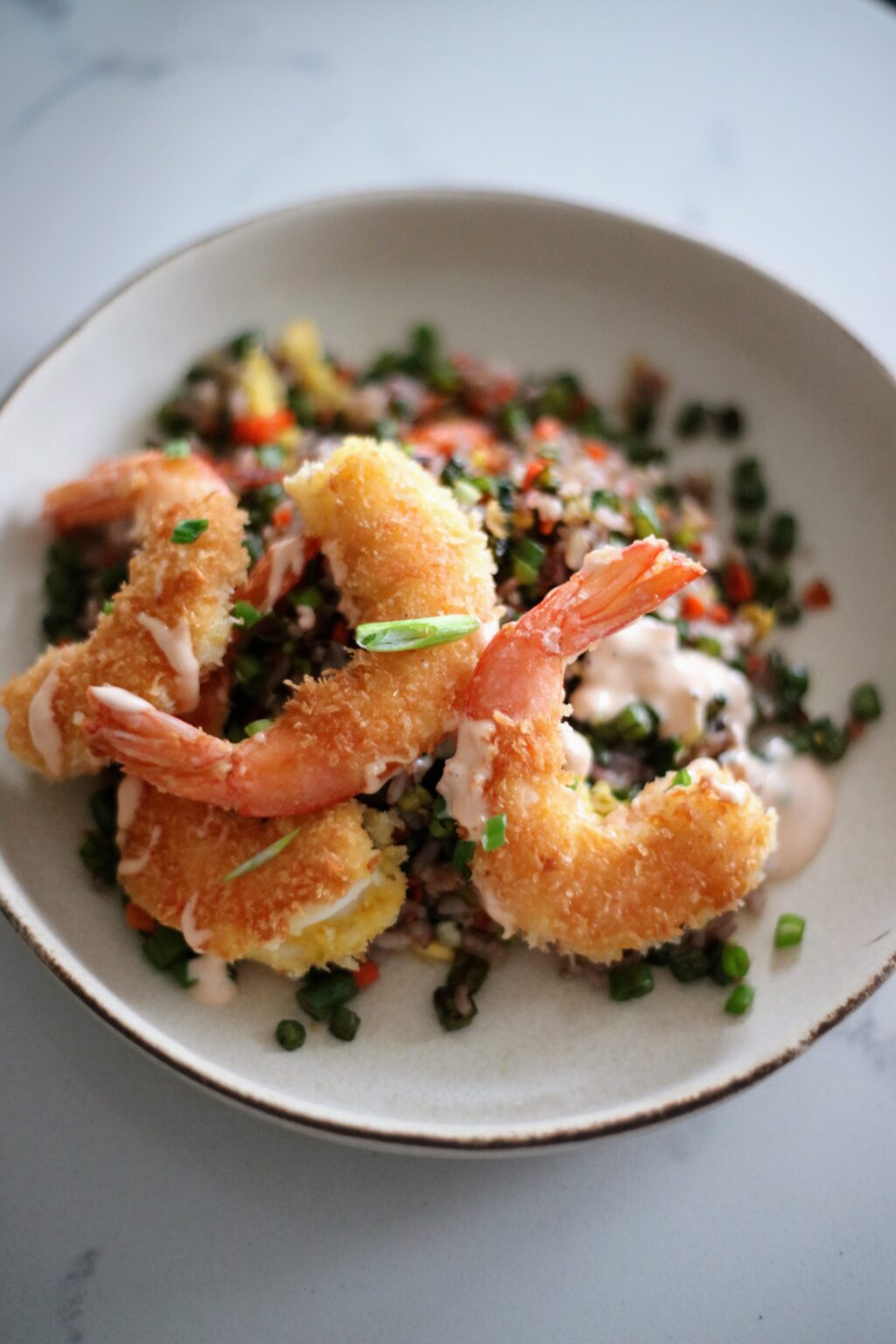 Crispy Coconut Prawns with Easy Tomato Aioli - Everyday Delish