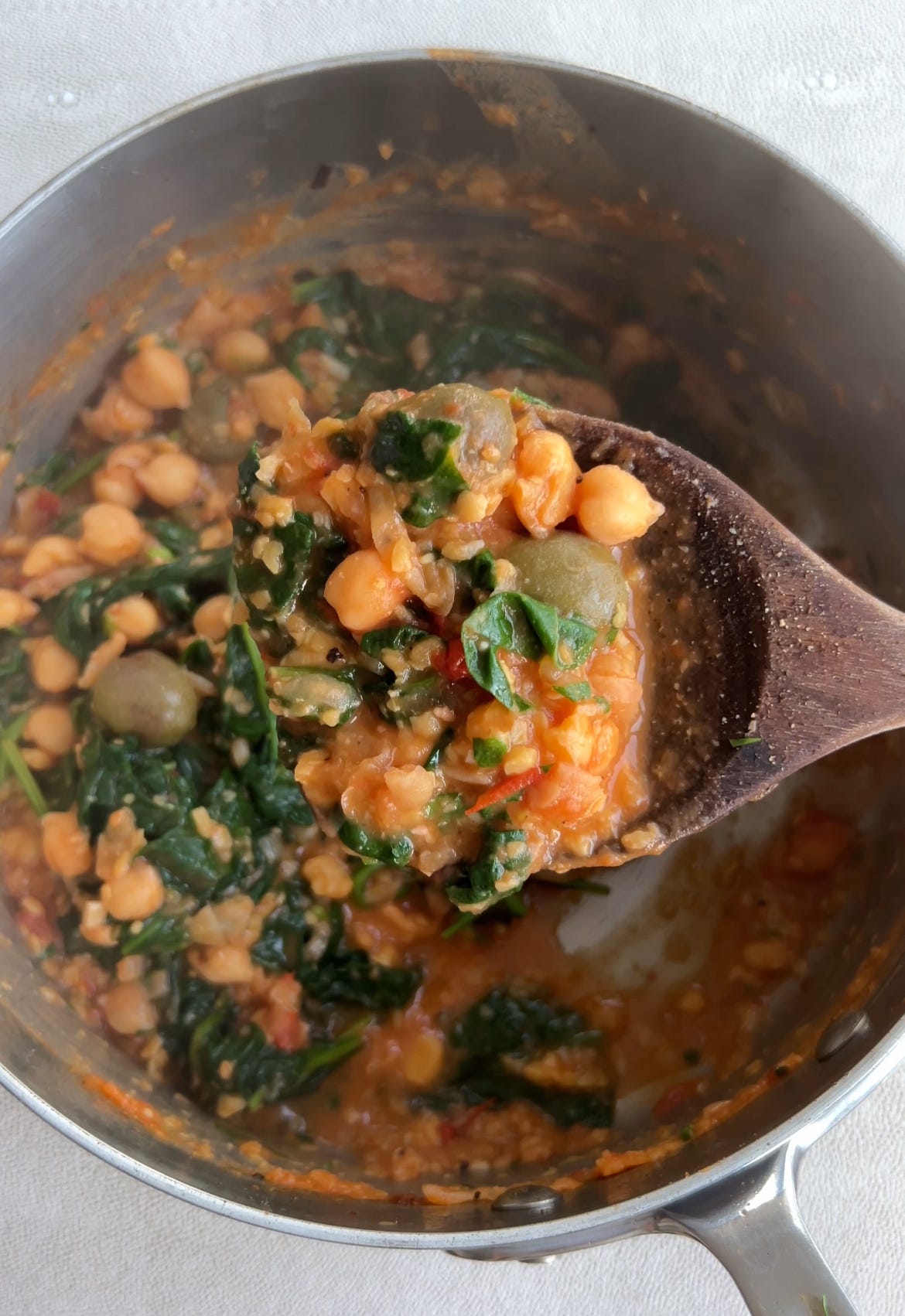 Chickpea Mash with Mediterranean Salmon - Everyday Delish